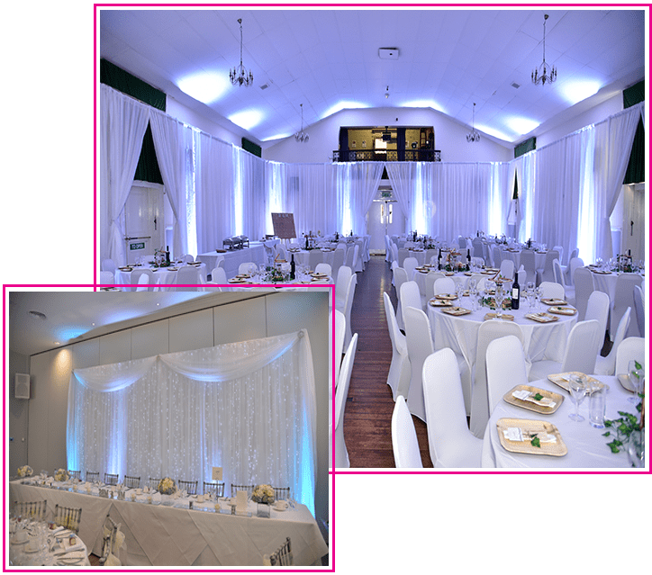 Packages | Decorations For Events Hire | Wedding Draping