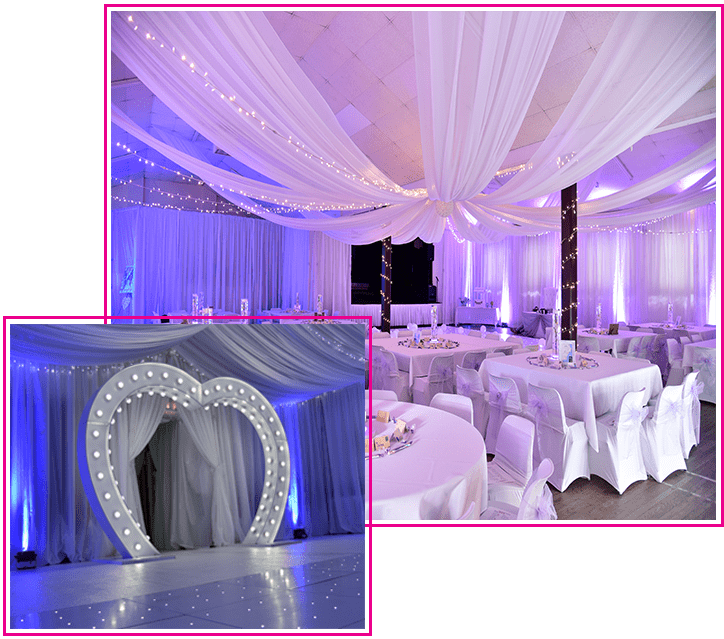 Packages | Decorations For Events Hire | Wedding Draping